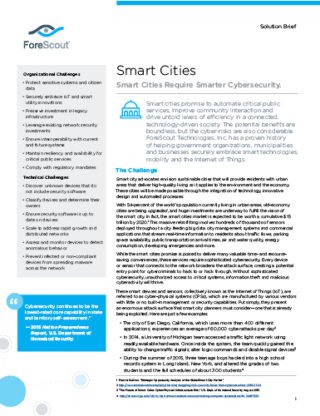 Smart Cities Require Smarter Cybersecurity